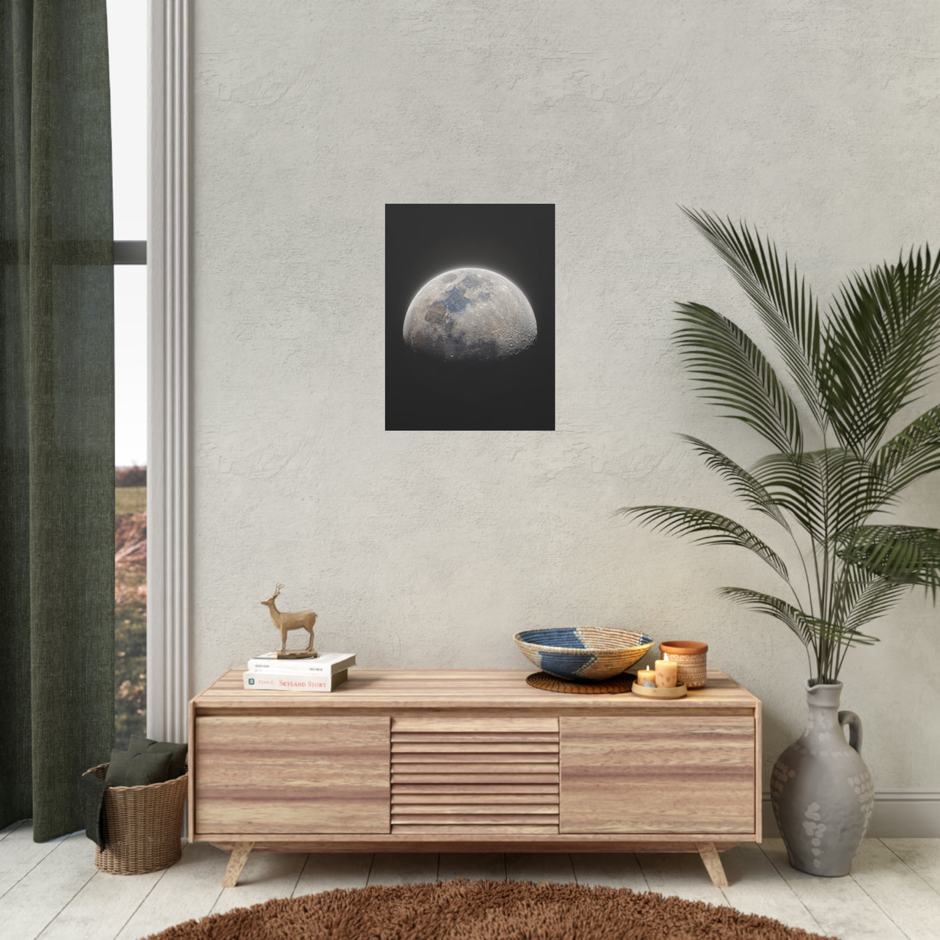 GigaMoon Rolled Poster – CosmicBackground